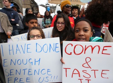 "The kids began laughing when he told them that his family have to ...