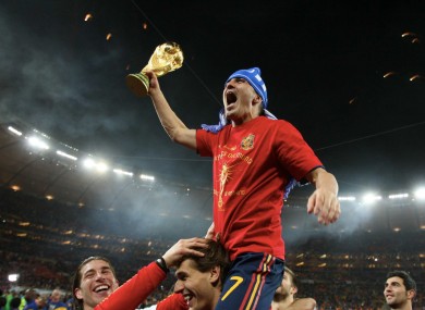 Spain's record goal-scorer David Villa announces retirement · The42