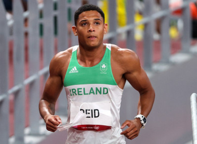 Ireland's Leon Reid finishes seventh in blistering 200m semi-final